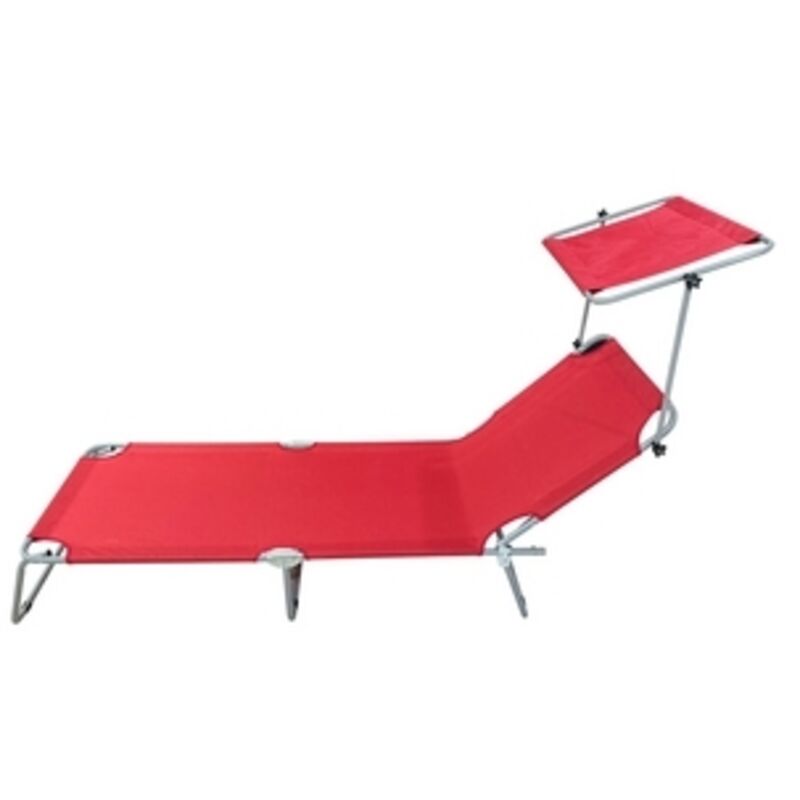 Lit de camping Comfort Living avec parasol