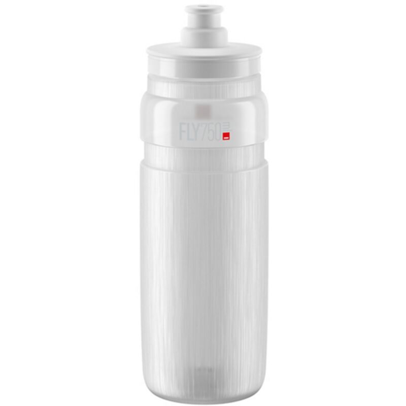 Gourde Elite FLY TEX avec logo gris transparent 950 ml