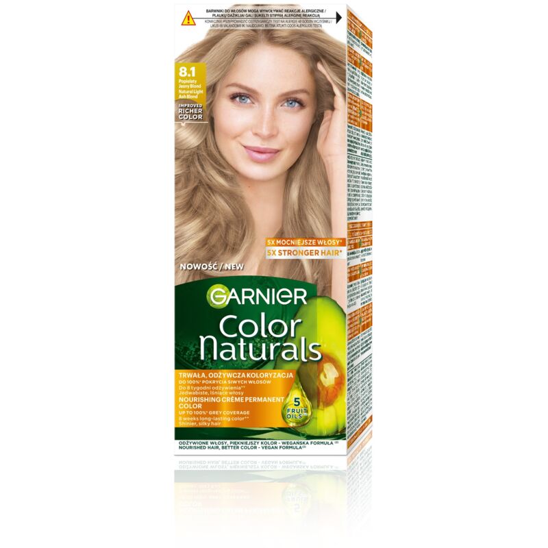 GAR COLOR N Teinture n° 8.1 Blond cendré clair