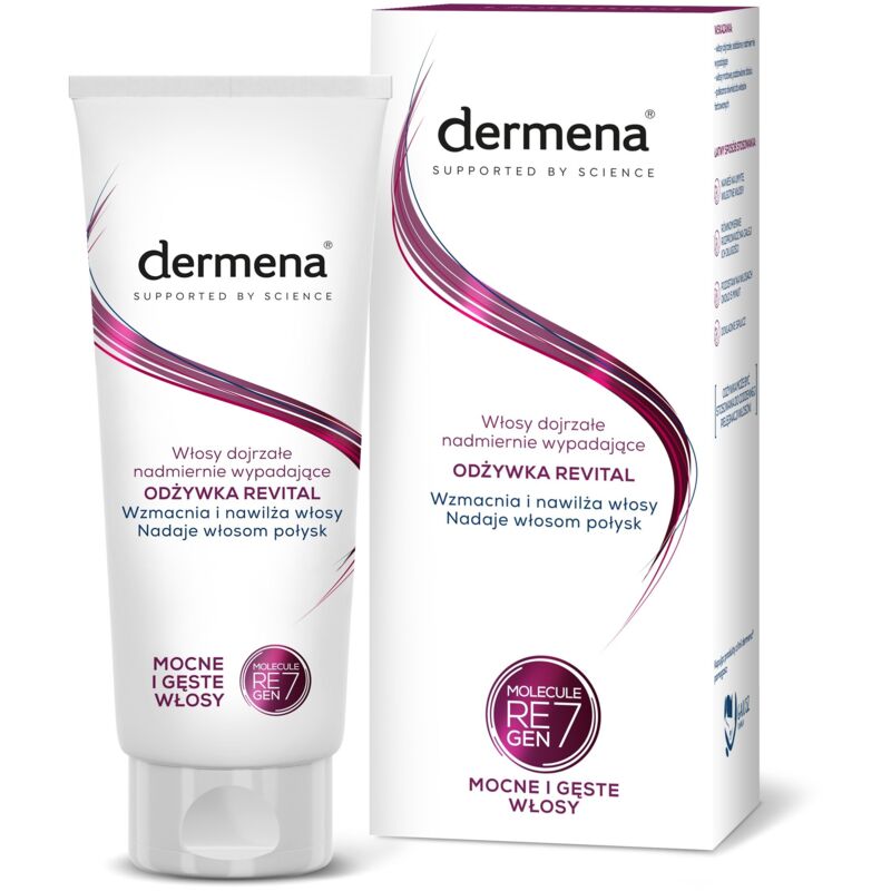Après-shampoing revitalisant et fortifiant DERMENA pour cheveux matures ...