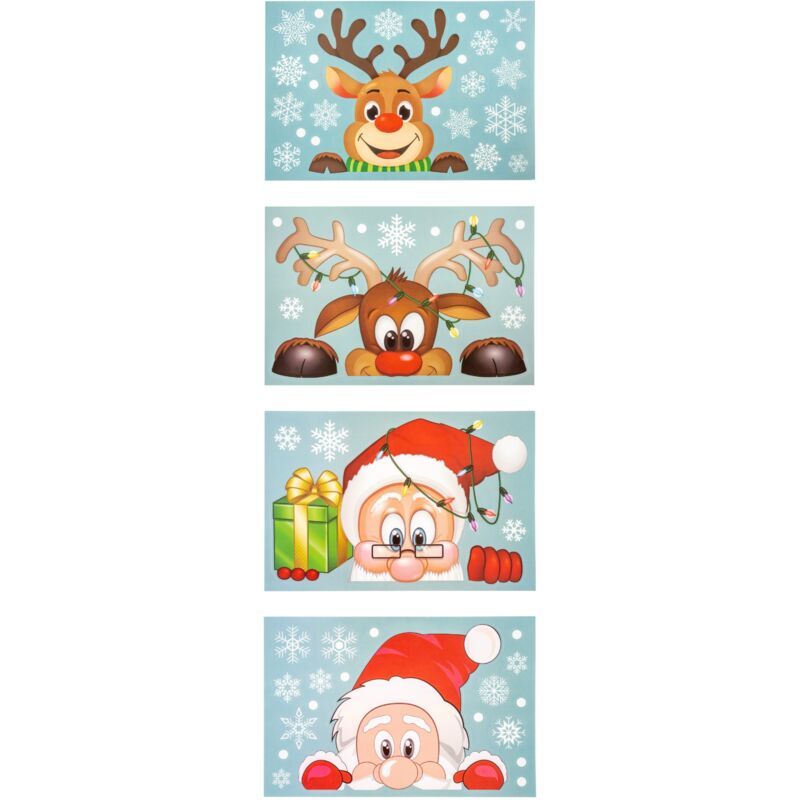 Vitrail 20x30cm NOËL WB-33