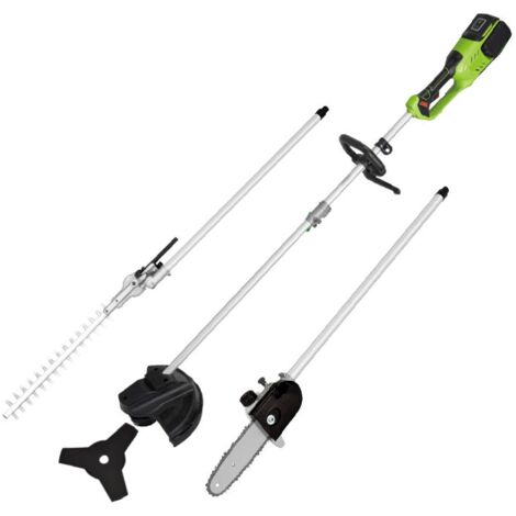 Tondeuse multifonction, 4 en 1, 2 x 24 V, sans piles