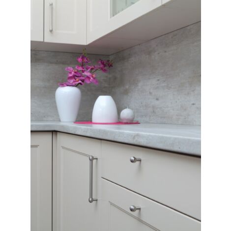 Rail RE23, nickel brossé, 256 mm