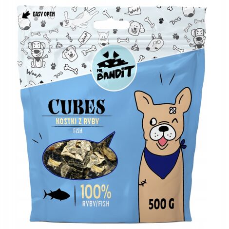M. CUBES BANDIT - CUBES DE POISSON - 500g