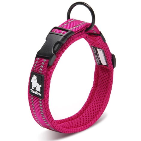 Collier pour chien TrueLove rose actif Choisissez la taille : L