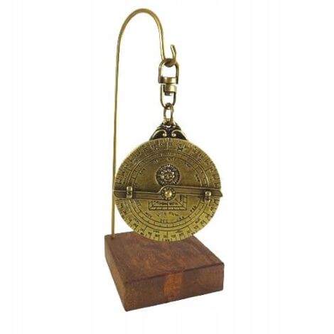Astrolabe miniature en laiton, sphérique, carte du ciel rétro suspendue