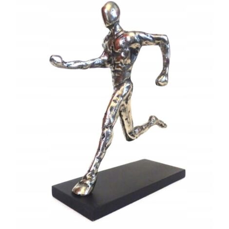 Figurine en métal Runner Sculpture décorative moderne