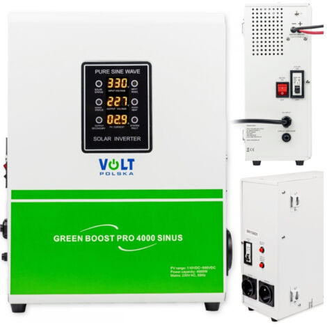 Convertisseur solaire Volt Green Boost PRO 4000 Sinus BYPASS