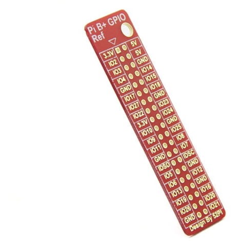 Carte de référence GPIO pour Raspberry Pi B+