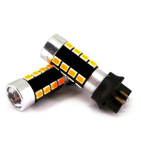 Lot de 2 ampoules LED PW24W 12V-24V CANBUS orange 1000lm