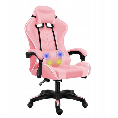 Chaise de jeu GAME EXTREME en éco-cuir rose FG-016