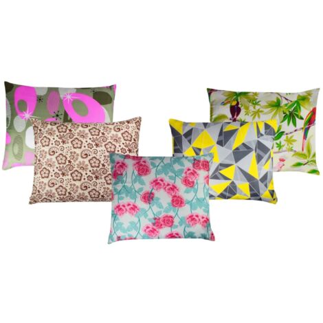 Oreiller 40x40 Anilana MICROFIBRE Motifs colorés