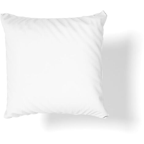 Taie d'oreiller en satin de coton 40x40 blanc