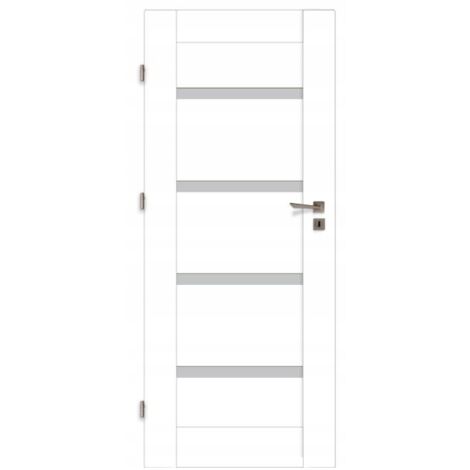 Vantail de porte FF Prix 10 gauche blanc 84,4 x 203 cm