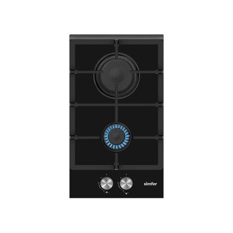 Simfer H3.201.TGRSP Table de cuisson Gaz sur plaque vitrocéramique ...