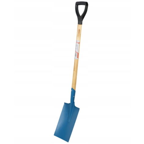Bêche de jardin droite manche en bois 115 cm
