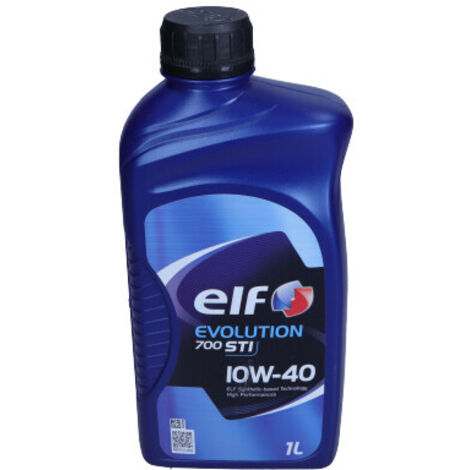 Huile ELF 10W40 1L EVOLUTION 700 STI A3/B4 / SN/CF / 229.1 / 501.01 505 ...