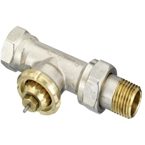 Kit RTL : vanne droite FJVR 15 et tête blanche Danfoss 003L1080