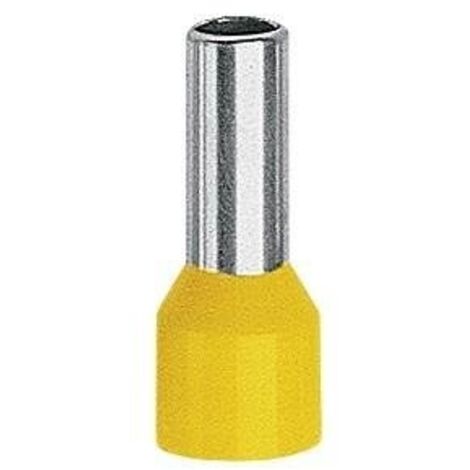 Borne à embout (isolation jaune)