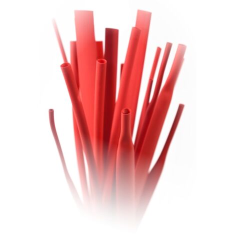 Gaine thermorétractable auto-extinguible rts 38.1/19.1 rouge