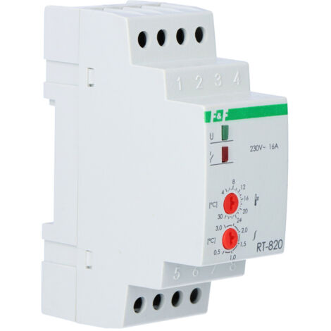 Régulateur de température RT-820 avec sonde en kit, plage de régulation de température : 4÷30°C ...