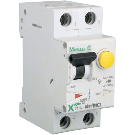 Disjoncteur différentiel 1+N pôles PKNM-6/1N/C/003-A-MW