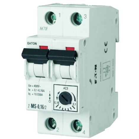 Interrupteur moteur bipolaire Z-MS-0.63/2