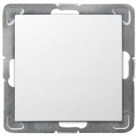 Interrupteur unipolaire blanc Impresja p/t sans cadre