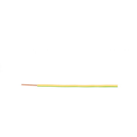 Câble d'installation H05V-U (DY) 2,5 jaune-vert /100 m/