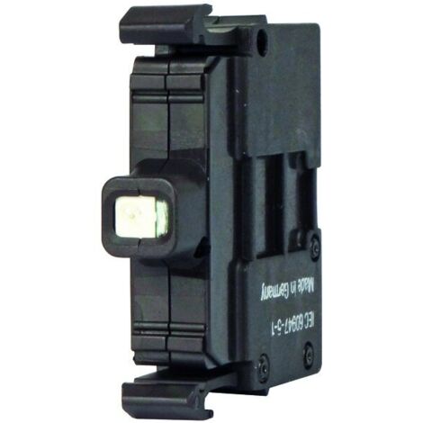 Prise M22-LED-R, diode LED rouge, U=24V, montée sur le panneau avant