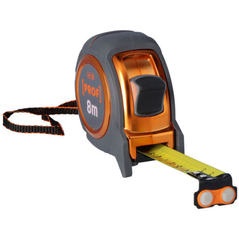 Mètre ruban/rouleau à ruban .8mx25mm avec aimant PROF