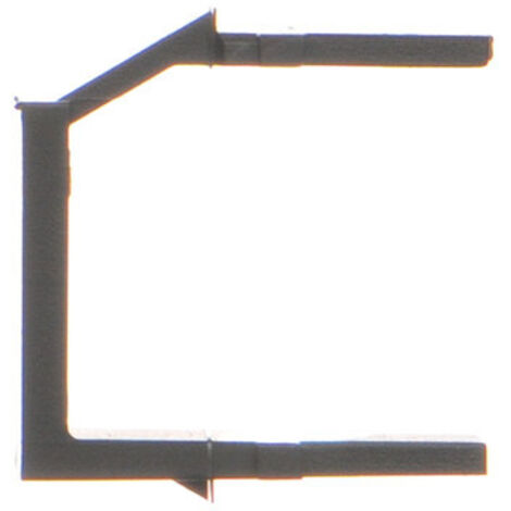 Cache-trou RJ45/RJ12 pour prise de télécommunication, noir mat Simon54