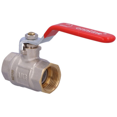 Robinet à boisseau sphérique DN20 PN25 3/4 pouce GW/GW levier en acier ...