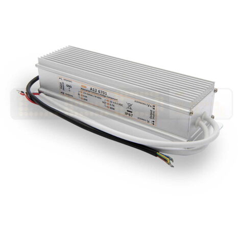 Alimentation LED 80W, transformateur LED 12V 6.7A IP67 pour bandes LED