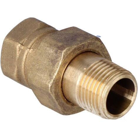 Vis longue droite torsadée 1/2" laiton