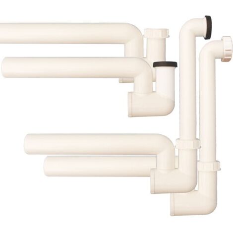Siphon de condensat DN40 horizontal avec raccord 5/4" ou fi12-18mm ...