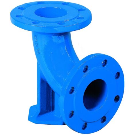 Coude en alliage N DN100, PN16, pour eau, fonte ductile GJS