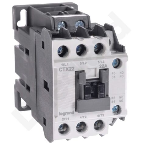 Contacteur CTX3 3P 22A 1NO1NC 24V DC