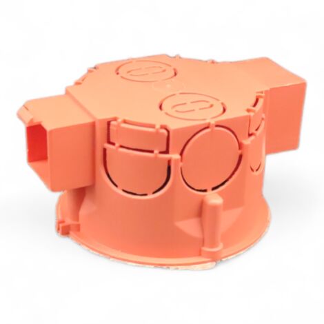 Boîte de jonction 1 voie pour montage encastré, 63 mm, profondeur 42 mm ...