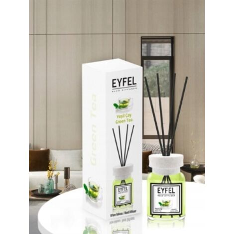 Diffuseur de bâtonnets de parfum EYFEL Thé vert Parfum d'ambiance 120 ml