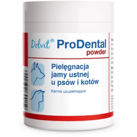 Poudre dentaire Dolvit ProDental pour chiens et chats, 70 g