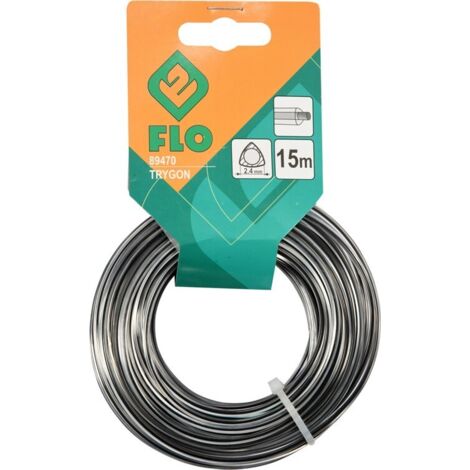 Fil de coupe Trigon 2,4 mm x 15 m / 89470 / FLO