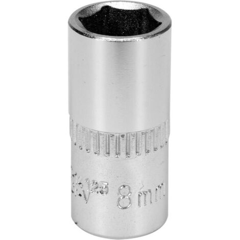 DOUILLE 8 MM 1/4" HEX. CV COURTE YT-14125 YATO