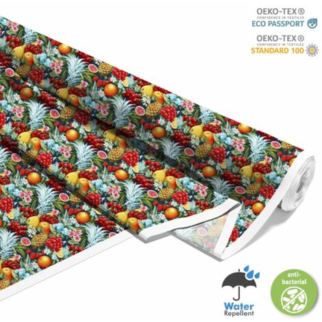 TISSUS DÉCORATIFS D'EXTÉRIEUR OXFORD - Motif Fruits DX6379