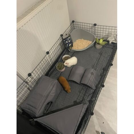 Tapis pour cage à cochon d'Inde ou lapin, 80x50, imperméable, vert clair