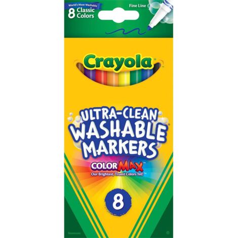 Marqueurs Crayola 8 couleurs
