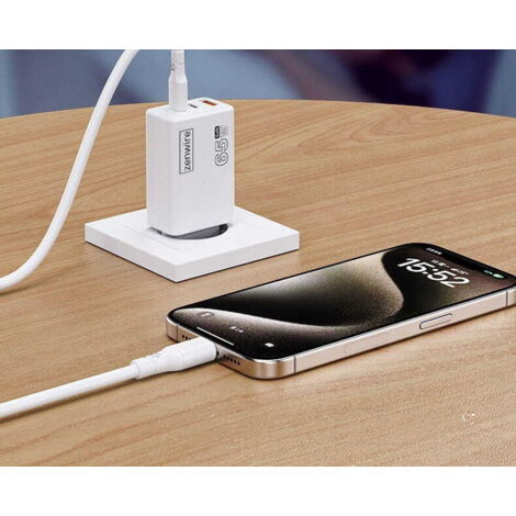 Chargeur secteur 65 W Gan A+2C EU PLUG SDC-608