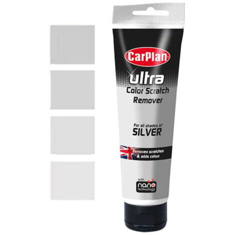 CARPLAN SILVER CIRE AUTO + PÂTE À POLIR COLORANTE 3 EN 1 POUR VOITURES