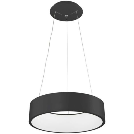 Italux Chiara - Suspension LED Moderne Noir, Blanc Chaud 3000K 1760lm