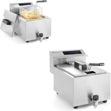 Friteuse à panneau numérique Mastercook avec robinet 8L 3500W
